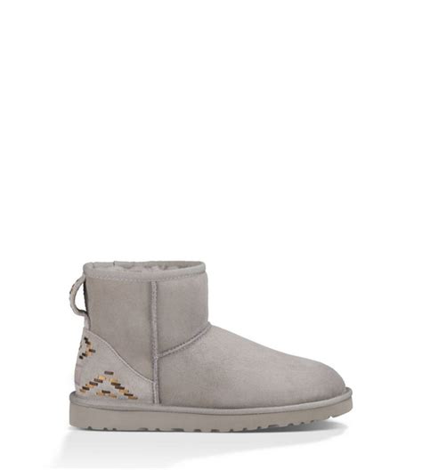 Ugg Classic Mini Rustic Weave Ash
