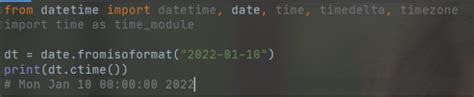 Python中time模块和datetime模块fromtimestamp Csdn博客