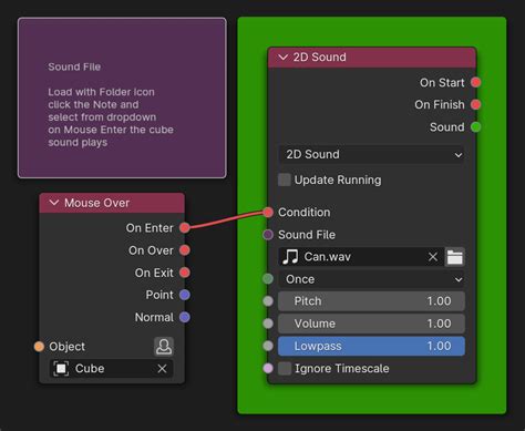 Start Sound UPBGE Manual