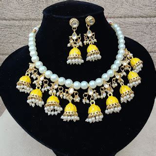Meenakari Pearl Necklace