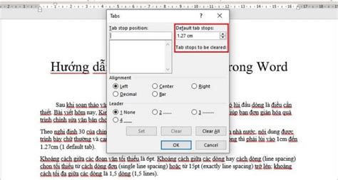 cách thụt đầu dòng trong Word chuẩn và đơn giản nhất