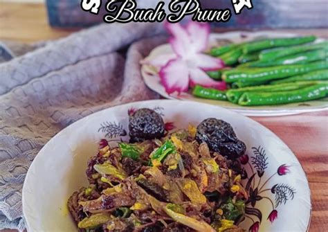 Resipi 81023 Sambal Gesek Buah Prune Oleh Hani Shaimi Cookpad
