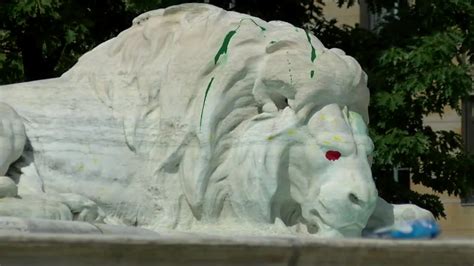 Buffalo Police Investigating Niagara Square Vandalism