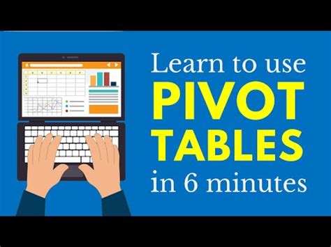 Learn Pivot Tables In 6 Minutes Microsoft Excel Empower Youth