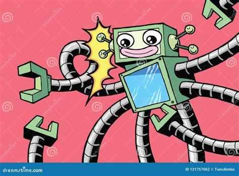 Robotic Arms Set Manufacturing Automation Technology Industrial Robot Arm Machine Factory