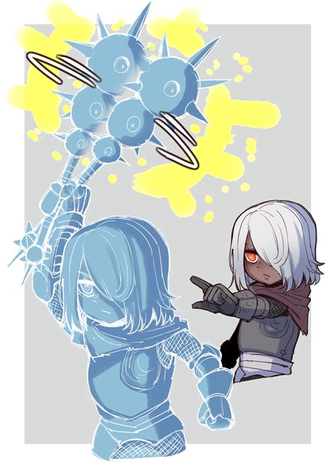 Tarnished Solaria And Mimic Tear Original And More Drawn By Ebonyxh Danbooru