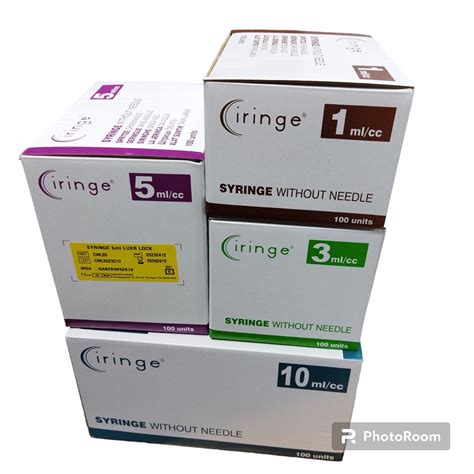 Ciringe Disposable Syringe 1ml 3ml 5ml 10ml 20ml 50ml Sterile Single