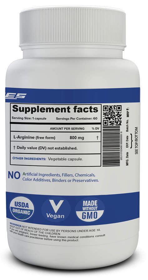 Buy L Arginine Capsules In India Nutrija Supplement Store