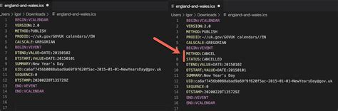 Outlook How To Cancel An Calendar Event Using Ics Files Stack Overflow
