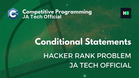 conditional statements c preparation 4th problem hackerrank