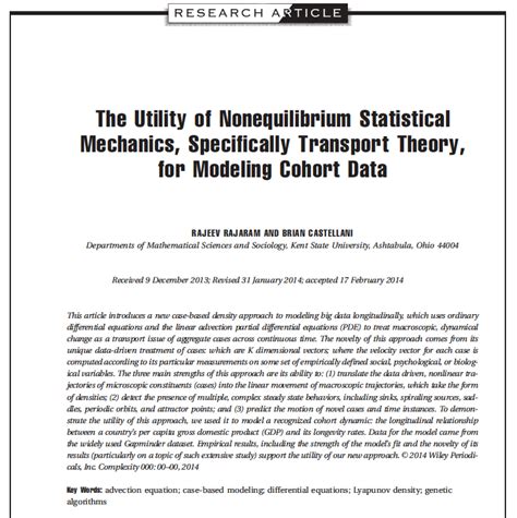 Sociology And Complexity Science Blog