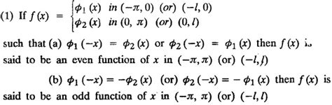 Odd And Even Functions Definition Example Waveform With Solved Example Problems Fourier