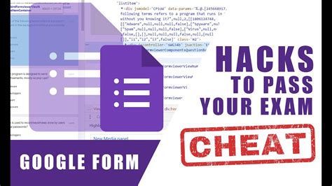 Google Forms Hacks To Pass The Exam Cheat Youtube