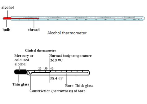 Labelled Mercury Laboratory Thermometer