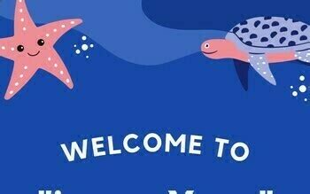 Editable Word Doc Ocean Classroom Welcome Poster By Claudes Classroom