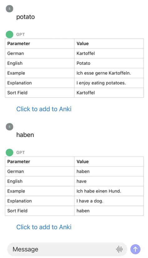 Template To Generate And Add Anki Cards Directly From Chatgpt App With