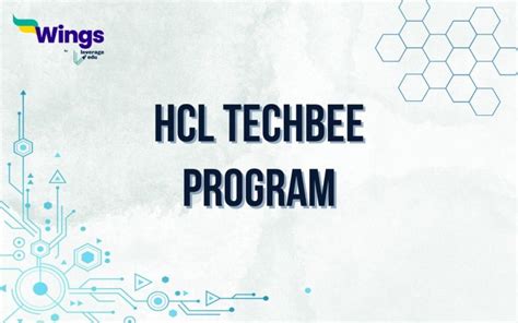 Hcl Techbee Program