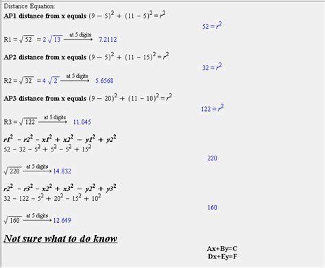Coordinate Systems Find X Location Using Known X Y Location Using