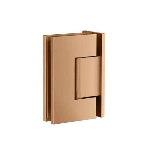 Meir Glass To Wall Shower Door Hinge Lustre Bronze Bsd