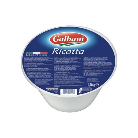 Transgourmet Österreich Galbani Ricotta 45 Fett i Tr 5 kg