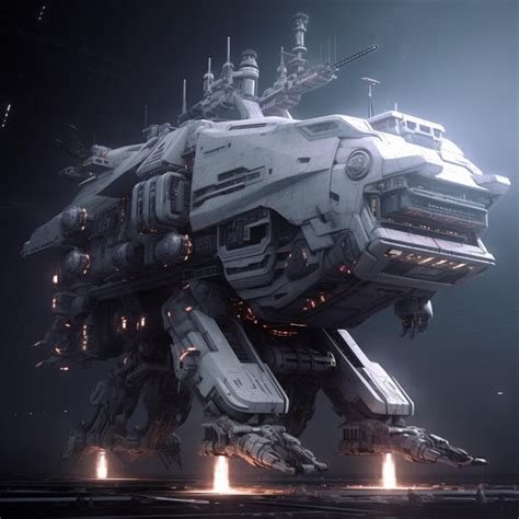 Premium AI Image A Large Robot With A Large Front Leg And The Words The Word On It