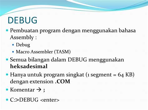 Debug Ppt Download
