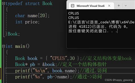结构体详解 Csdn博客