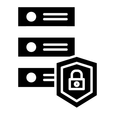 Premium Vector Server Security Vector Illustration