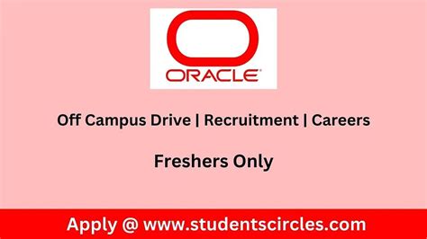 Oracle Jobs Bengaluru 2023 Fresher Direct Link By V G Selvam Medium
