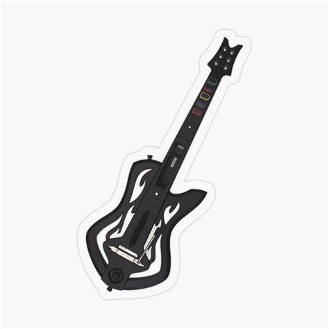Guitar Sticker For Sale By Shjoonhamid Guitar Guitar Stickers