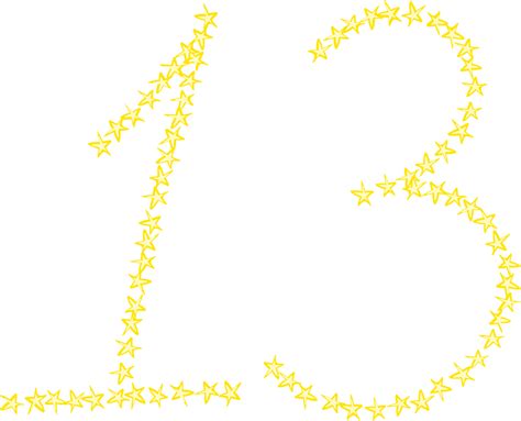 15 Free Number 13 Clipart Images