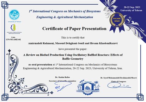 A Review On Biofuel Production Using Oscillatory Baffled Reactors Effects Of Baffle Geometry A