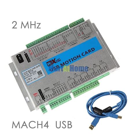 Usb 2mhz Mach4 Cnc 4 Axis Motion Control Card Breakout Board Mk4 M4 For
