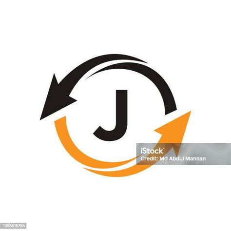 J 레터 컨셉의 재무 로고 마케팅 및 금융 비즈니스 로고 J 금융 로고 템플릿 마케팅 성장 화살표 가격에 대한 스톡 벡터 아트