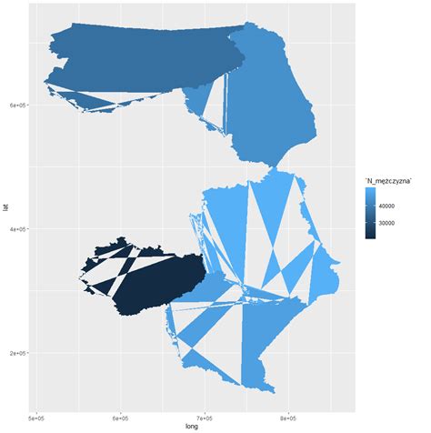 R Unexpected Shapes On Ggplot Map Stack Overflow