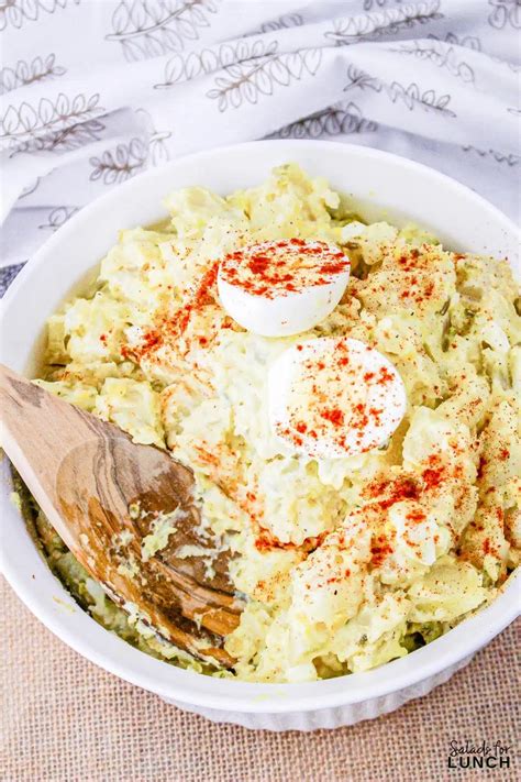 Classic Potato Salad With Eggs Recipe Salads For Lunch