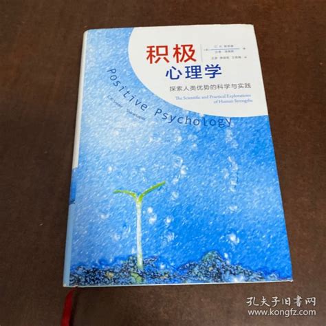 积极心理学探索人类优势的科学与实践 美 C R 斯奈德沙恩洛佩斯 著王彦席居哲王艳梅 译 孔夫子旧书网