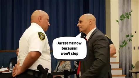Frauditor Gets Arrested At City Meeting Youtube