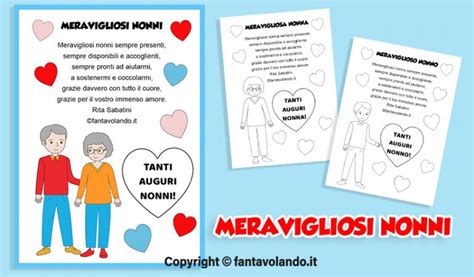 Poesia Per La Festa Dei Nonni Meravigliosi Nonni Fantavolando