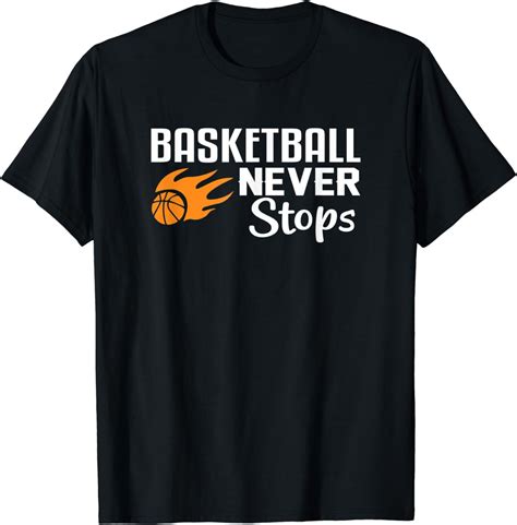 BASKETBALL Never Stops Favorite Athlete Mom T Shirt Walmart