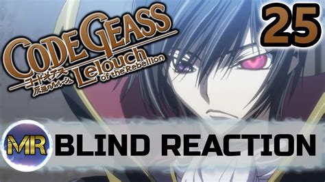 Code Geass Episode 25 Blind Reaction Decisions Youtube