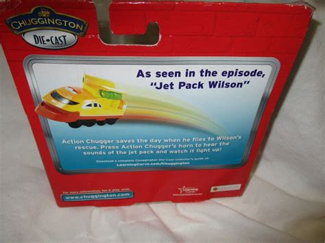 Chuggington Jet Pack Action Chugger Die Cast Toy Train Battery Operated