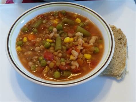 Sort Of Last Minute Vegetable Soup A Farm Girl At Heart