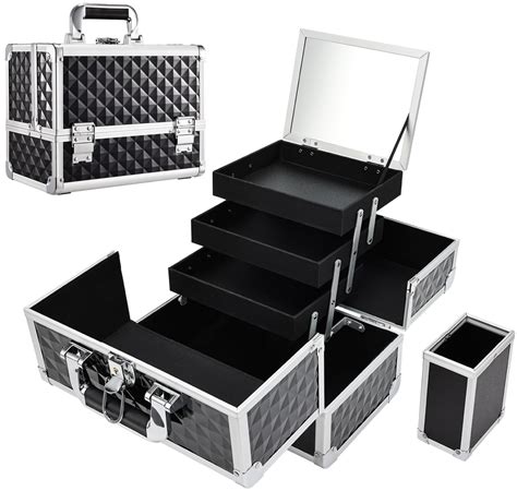 Yueieoun Professional Makeup Case Train Case 116 Inch