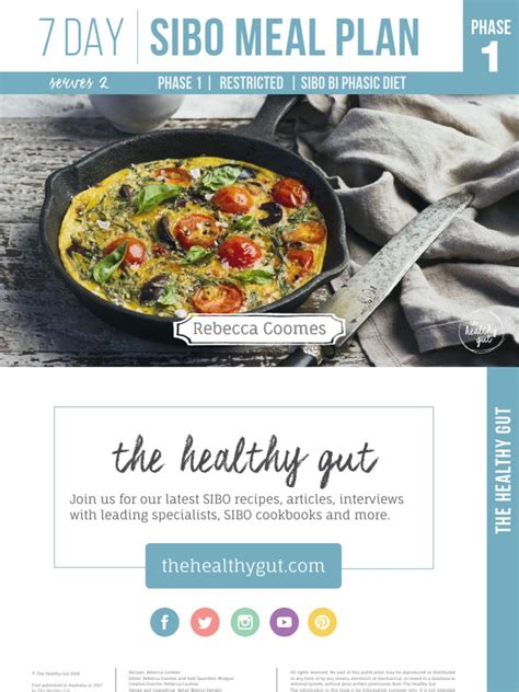 1 Week Sibo Meal Plan The Healthy Gut Pdf Zucchini Drink