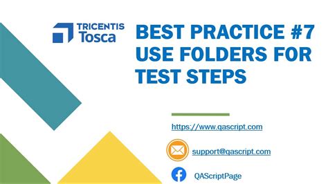 Tosca Tutorial Lesson 103 Test Steps Should Be Grouped Into