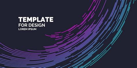 Premium Vector Abstract Element With Dynamic Lines Vector Illustration