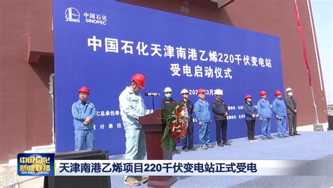 天津南港乙烯项目配套石化管廊主体竣工 中国石化网络视频