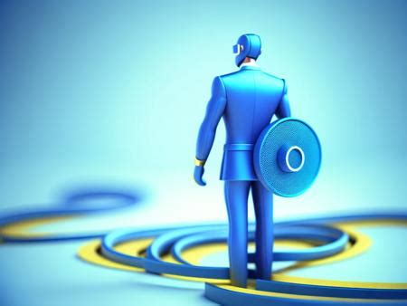 3D Man Algorithm Improving Processes And Efficiency Image Design ID