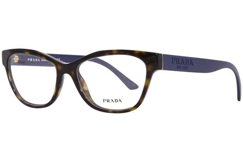 Prada Pr 03wv 2au1o1 Eyeglasses Womens Havana Full Rim Cat Eye 53 16